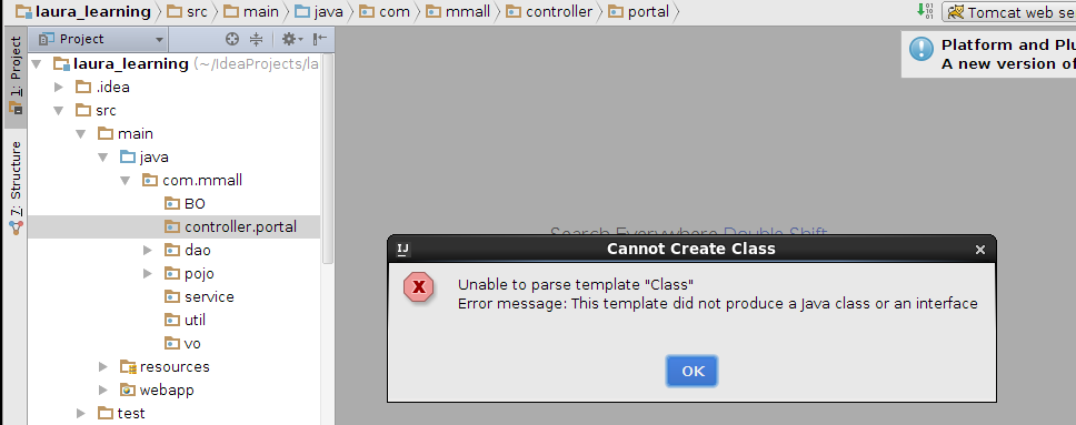 Unable To Parse Template Class In Idea 慕课网